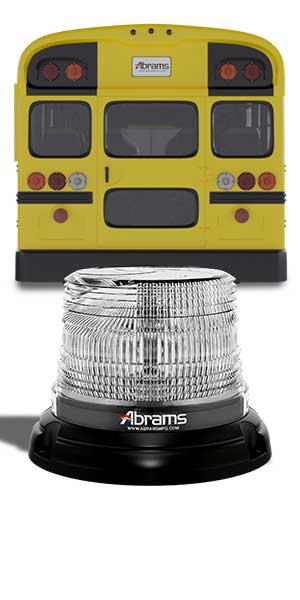 LED School Bus Strobe Lights | School Bus Flashing Lights Abrams MFG